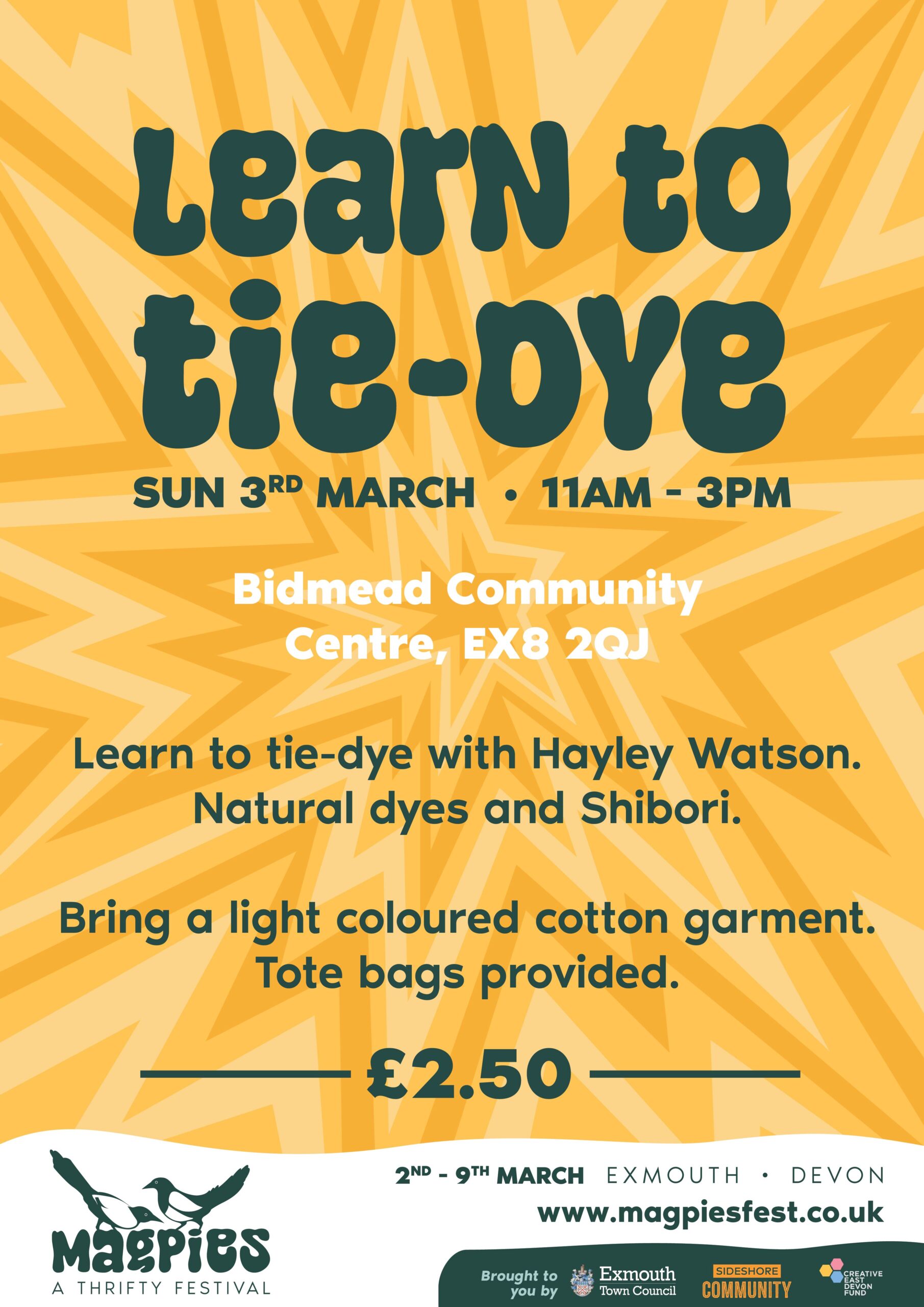 Magpies A Thrifty Festival | Upcycling, repurposing, saving, mending and reusing